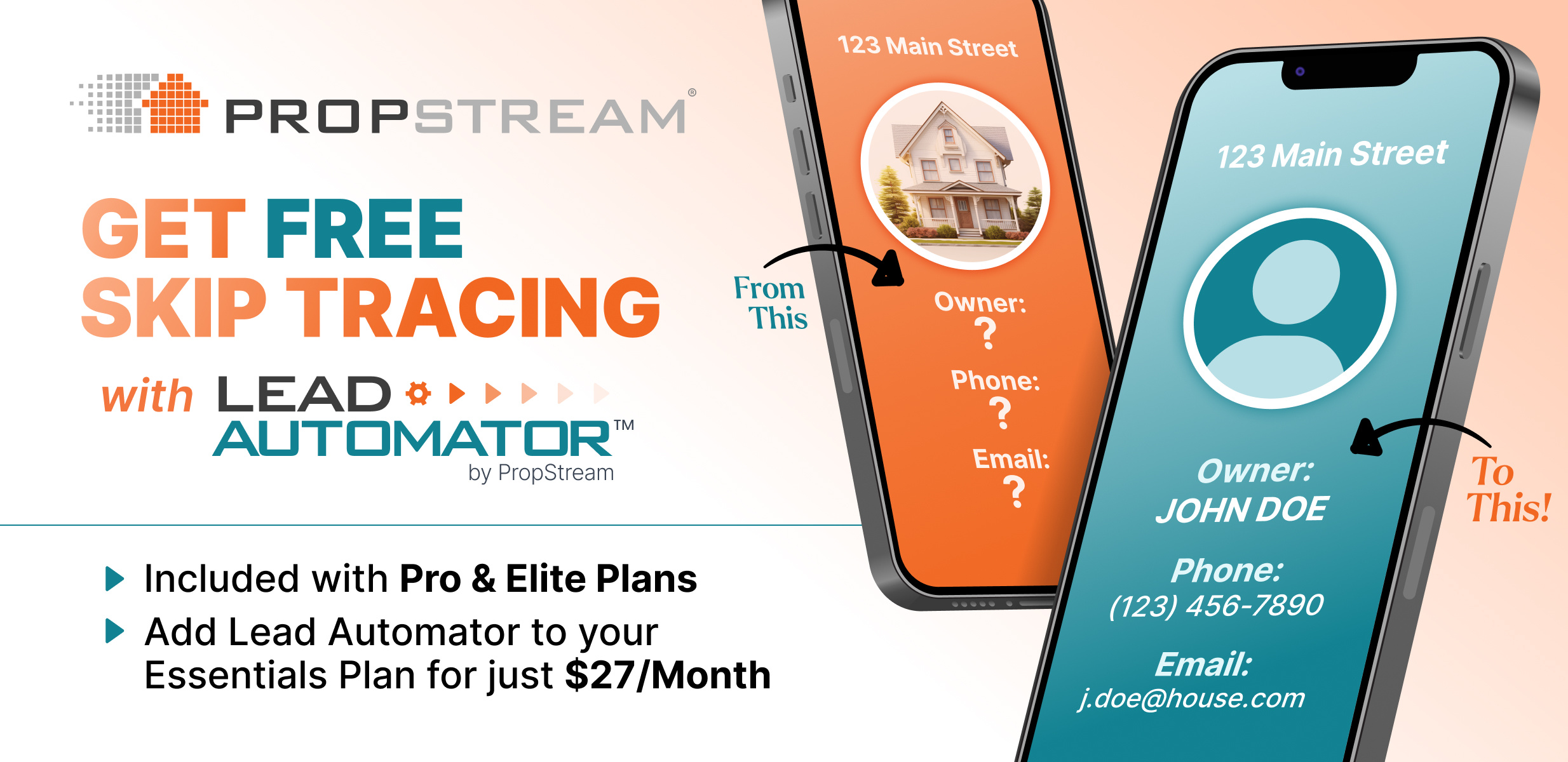PropStream Skip Tracing | New Low Price